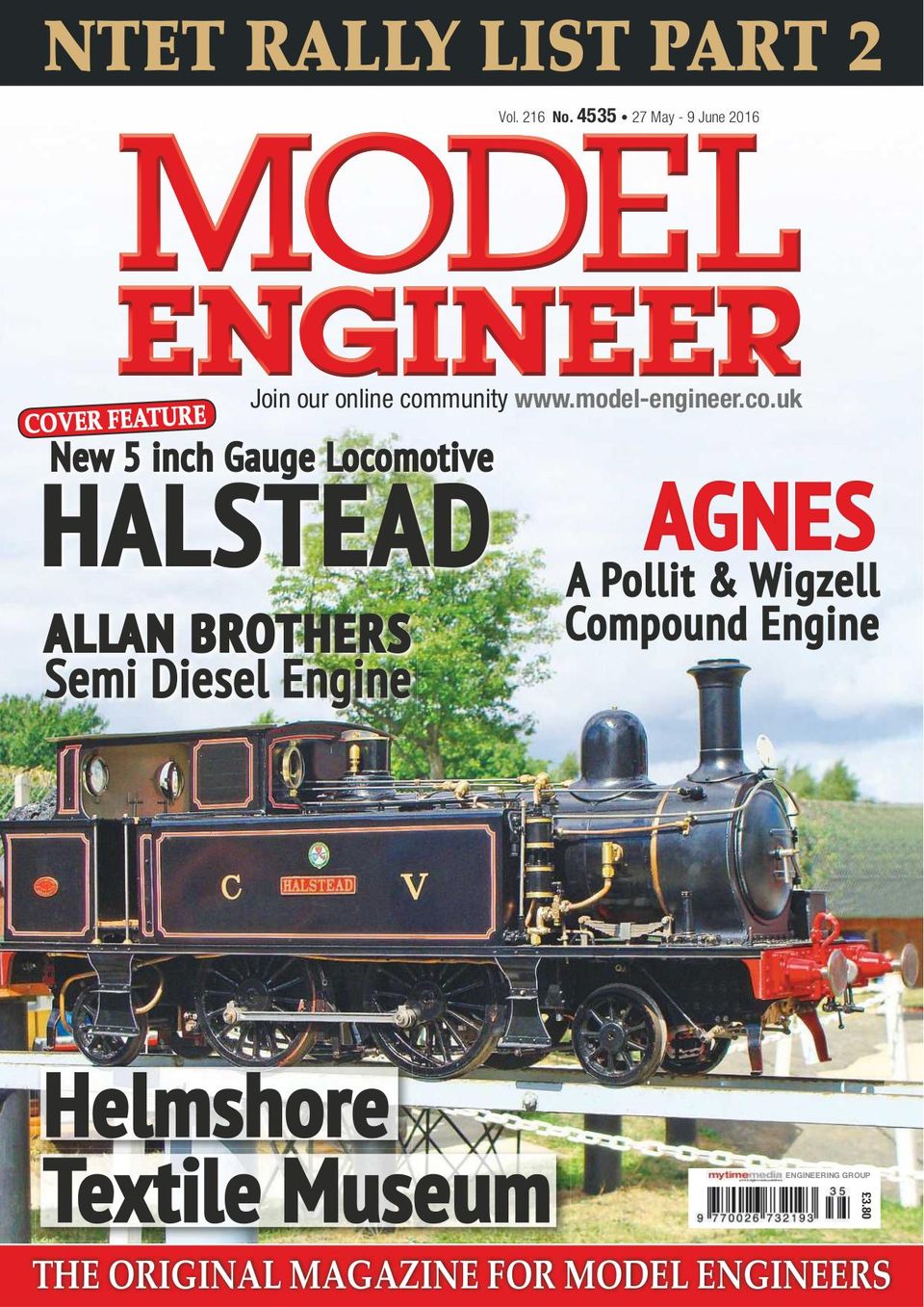 Model Engineer-4535 Magazine - Get your Digital Subscription