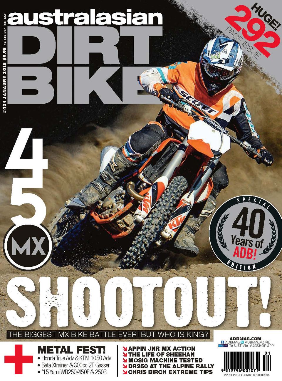 Australasian Dirt Bike Magazine-January 2015 Magazine