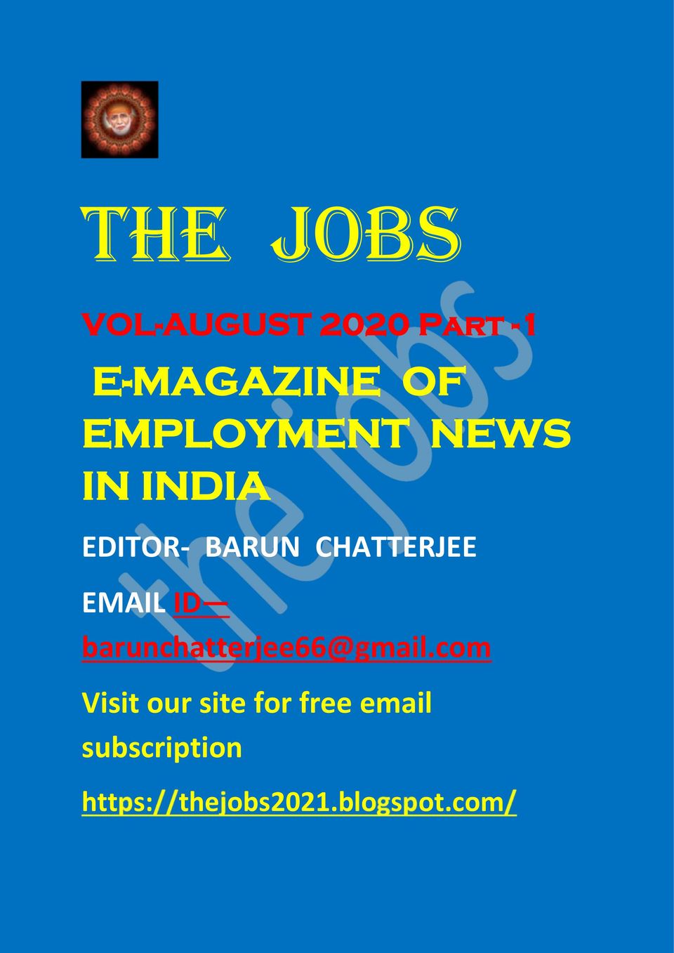 Get digital access to The Jobs - August 2020 Part -1 issue | Magzter.com