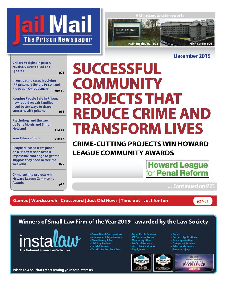 Jail Mail UK – Prison Newspaper Magazine - Get your Digital Subscription