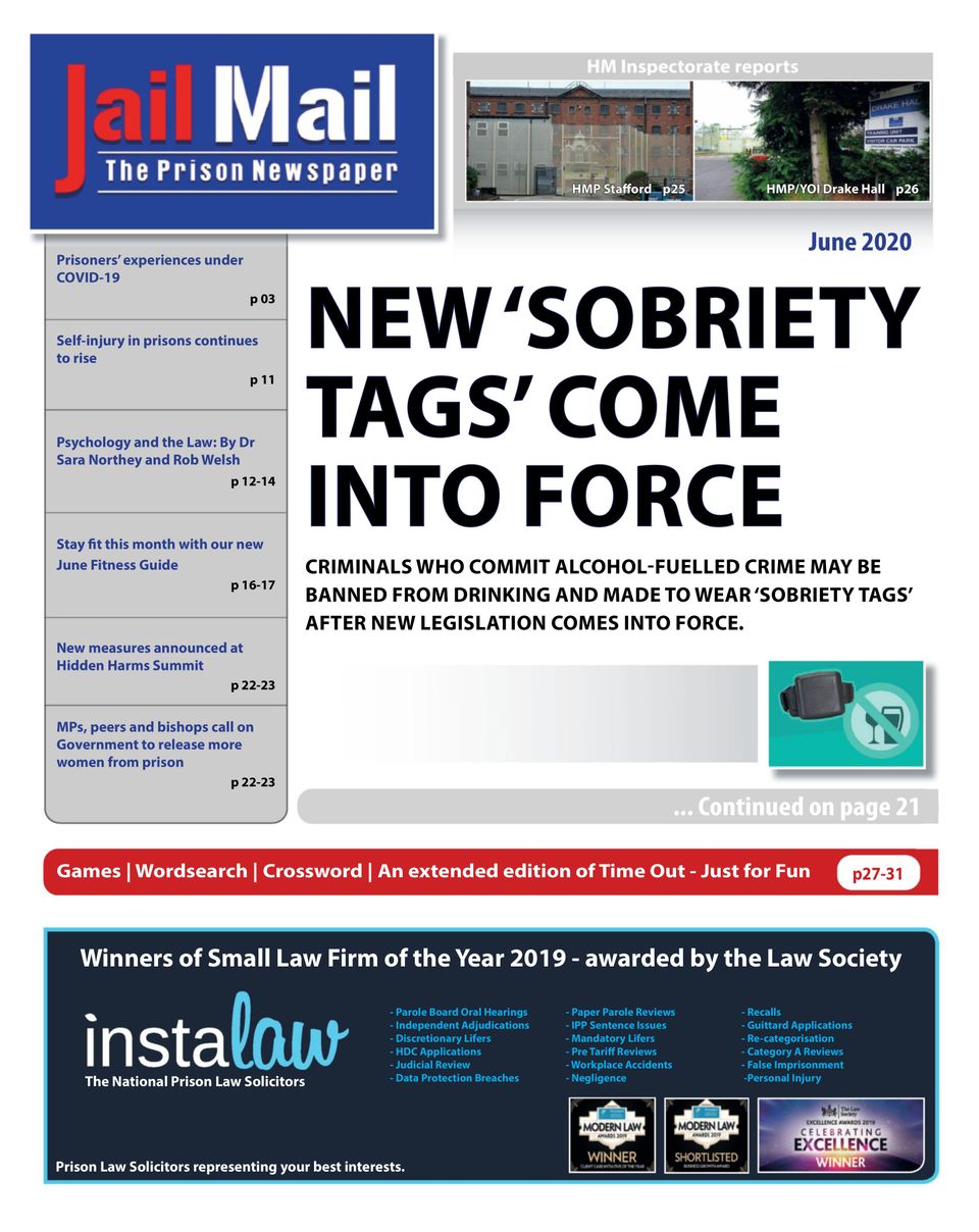 Get digital access to Jail Mail UK – Prison Newspaper - June 2020 issue ...