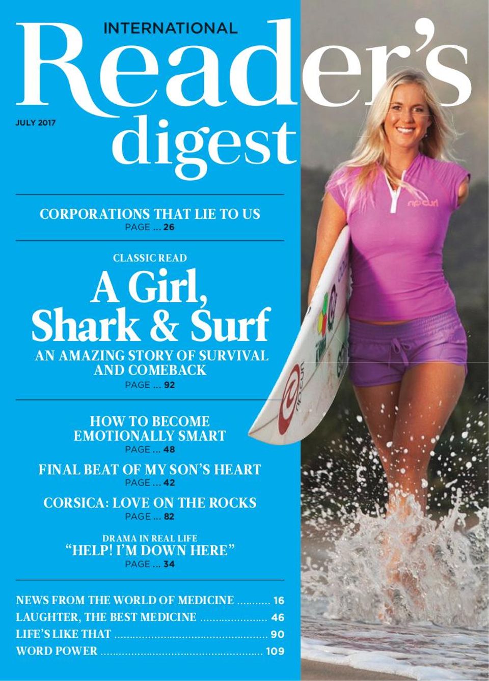 Reader's Digest International-July 2017 Magazine