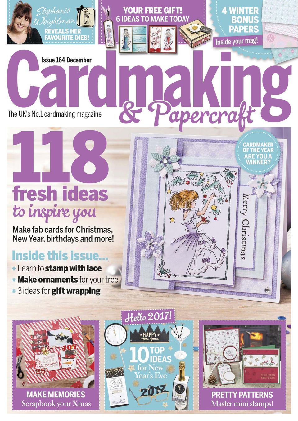 Cardmaking and Papercraft-December 2016 Magazine