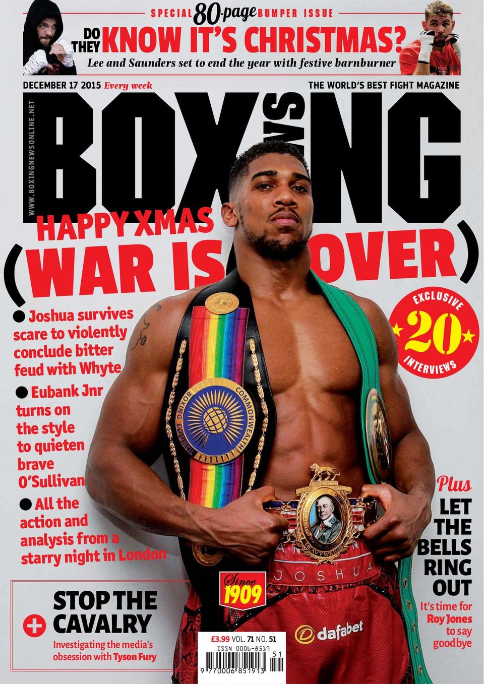 Get digital access to Boxing News - December 17,2015 issue | Magzter.com