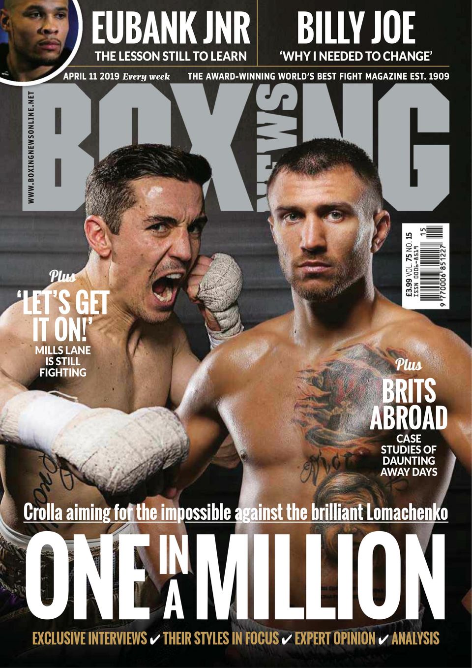 Get digital access to Boxing News - April 11, 2019 issue | Magzter.com