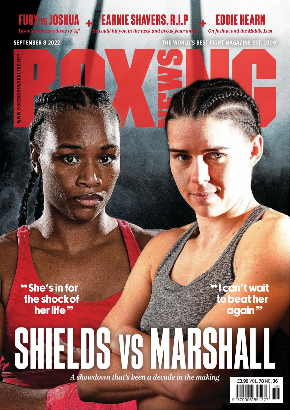 Boxing News-September 08, 2022 Magazine - Get your Digital Subscription
