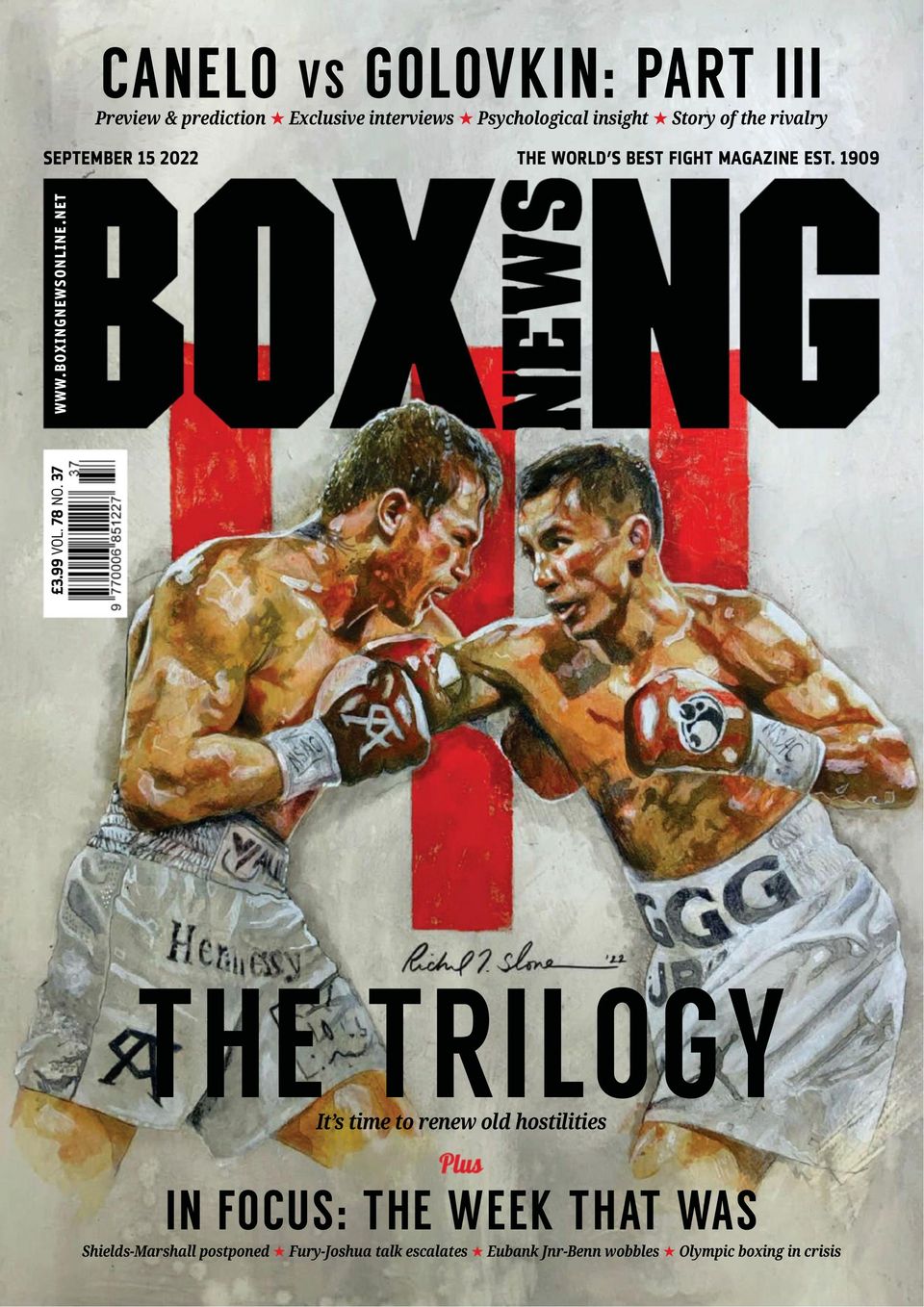 Boxing News-September 15, 2022 Magazine - Get your Digital Subscription