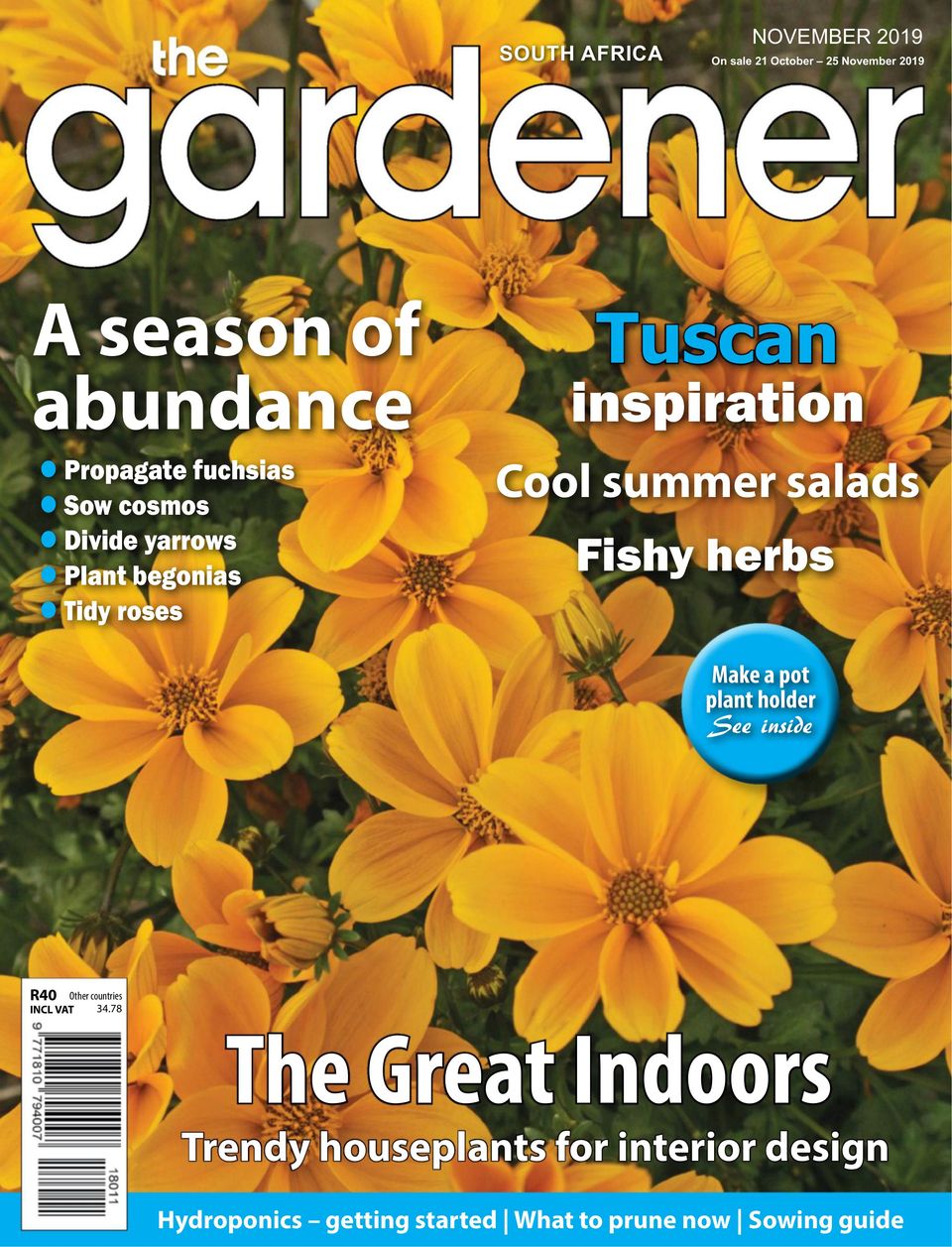 The Gardener-November 2019 Magazine - Get your Digital Subscription