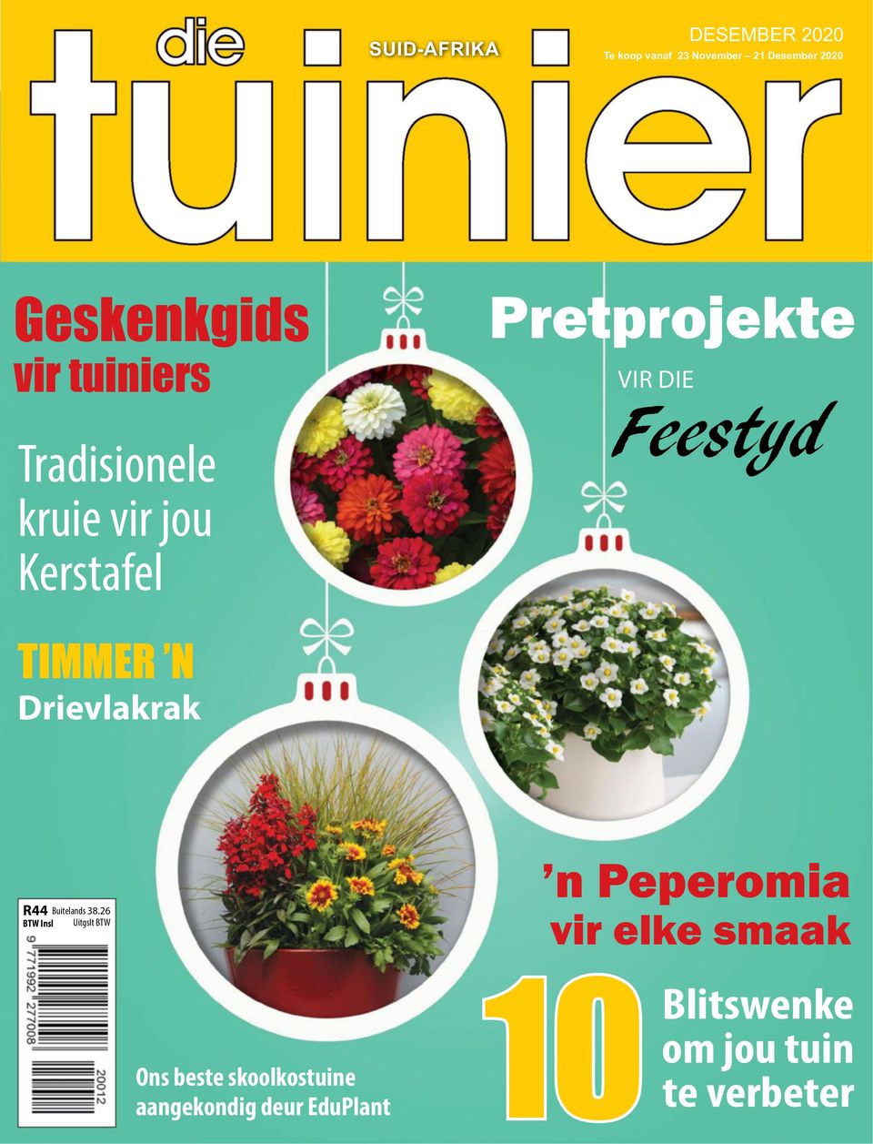 Get digital access to Die Tuinier - December 2020 issue | Magzter.com