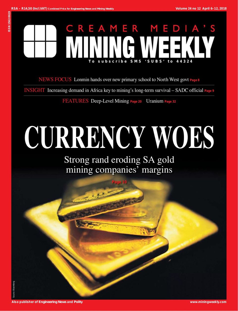 Get digital access to Mining Weekly Magazine | Magzter.com