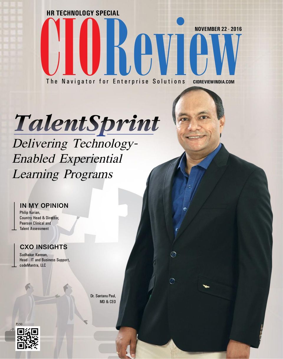 Get digital access to CIO Review - November 22, 2016 issue | Magzter.com