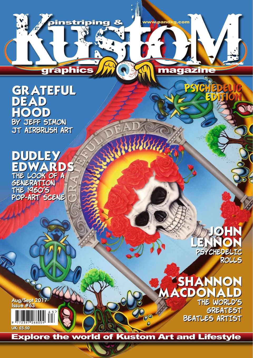 Pinstriping & Kustom Graphics Magazine-August/September 2017 Magazine