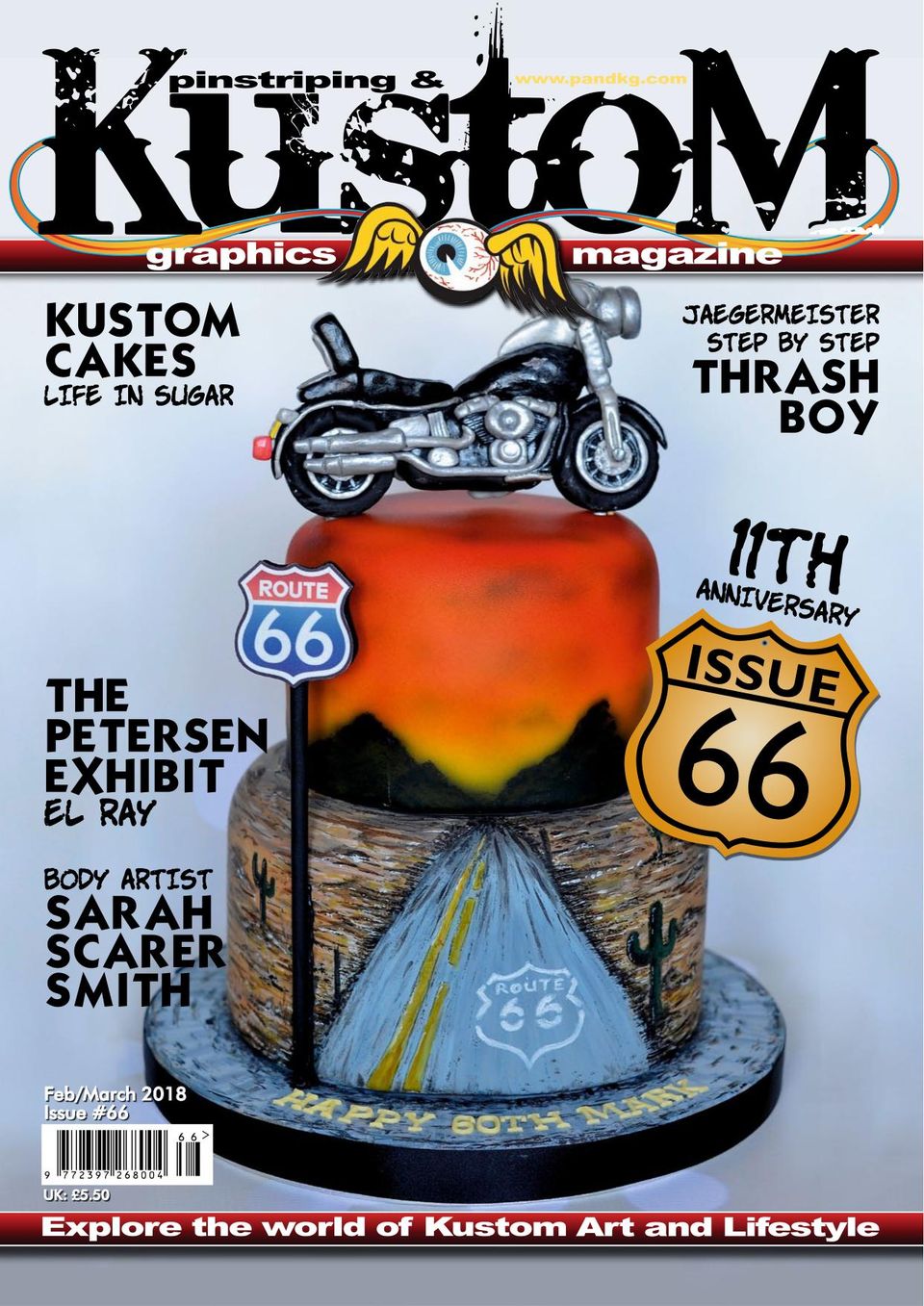 Pinstriping & Kustom Graphics Magazine-February/March 2018 Issue 66 ...