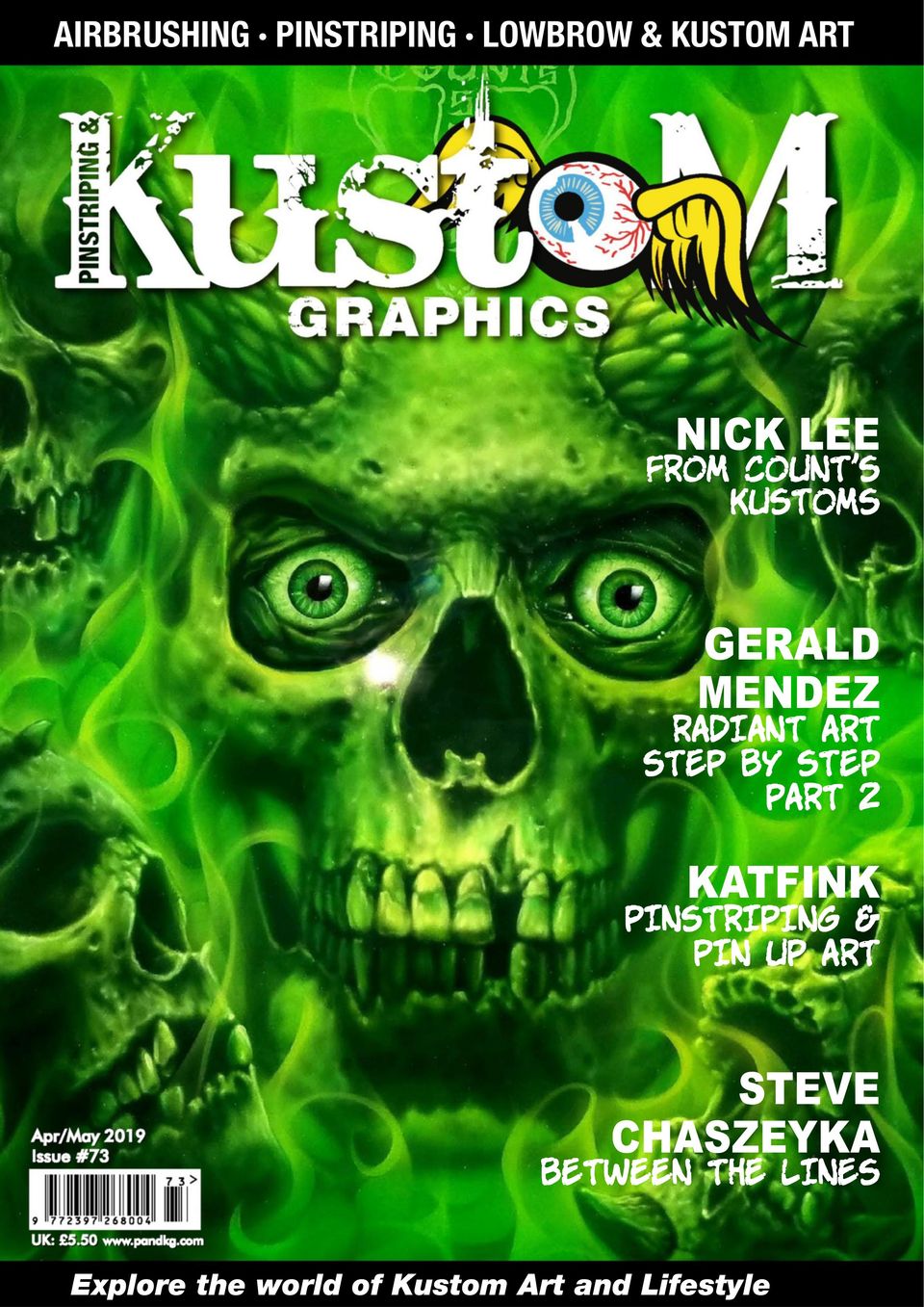 Pinstriping & Kustom Graphics Magazine-April-May 2019 Magazine