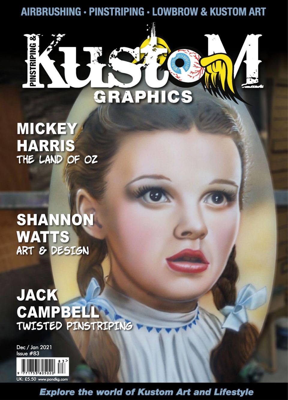 Pinstriping & Kustom Graphics Magazine-December - January 2021 Magazine