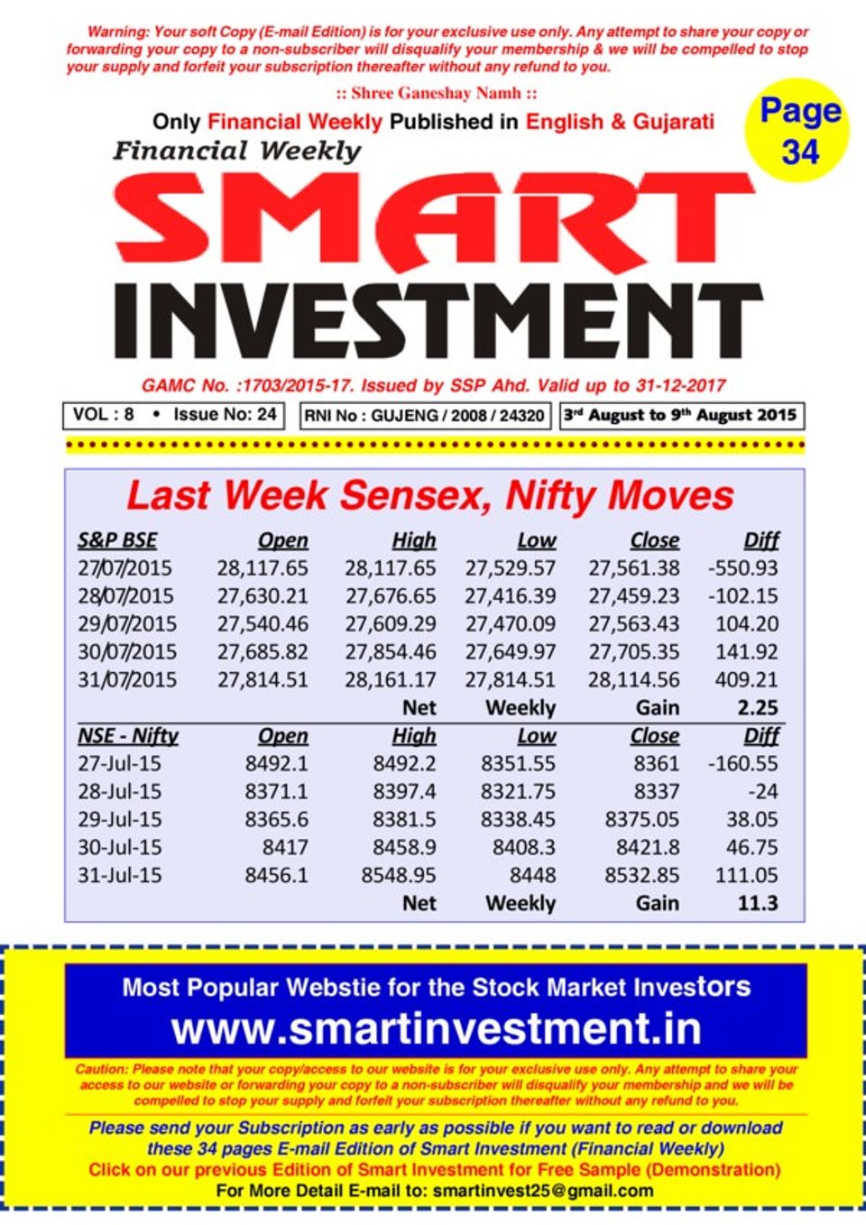 Get digital access to Smart Investment - August 3 2015 issue | Magzter.com