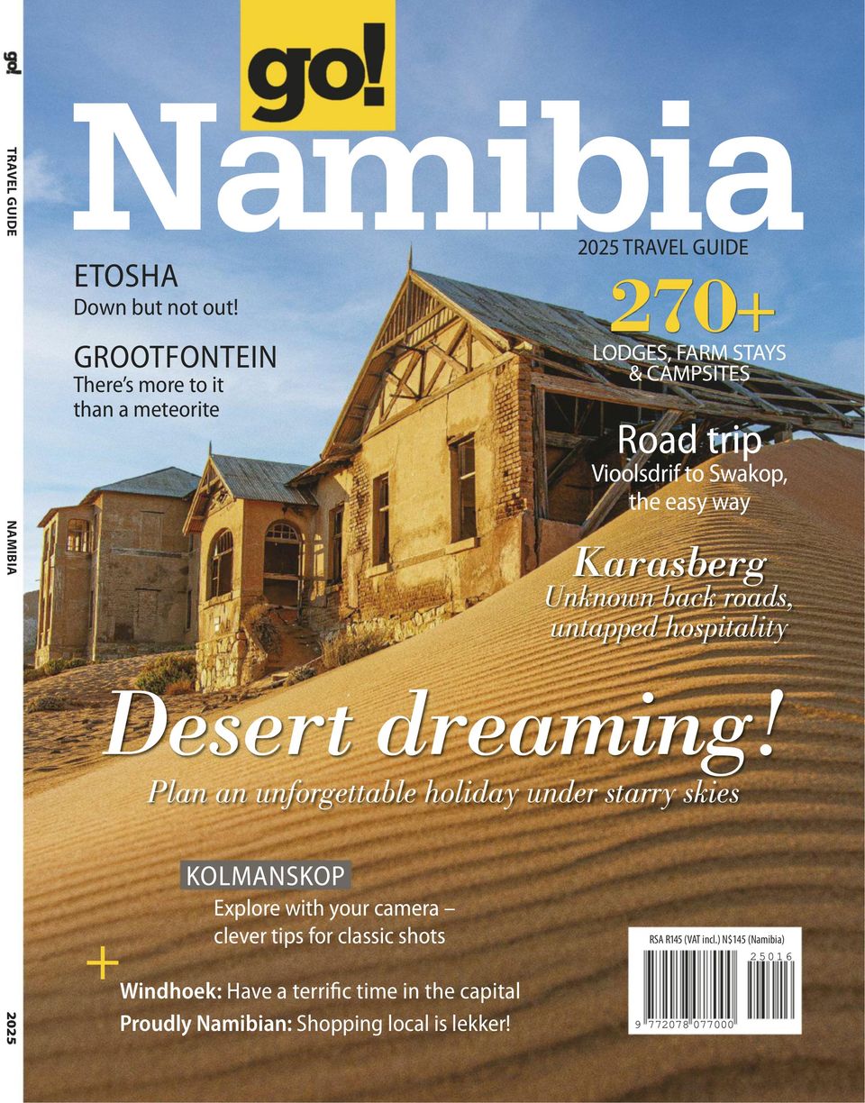 Get digital access to go! Namibia Magazine | Magzter.com