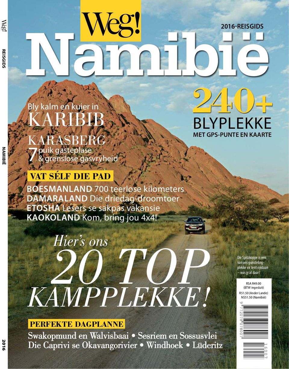 weg! Namibië-2016 Magazine - Get your Digital Subscription