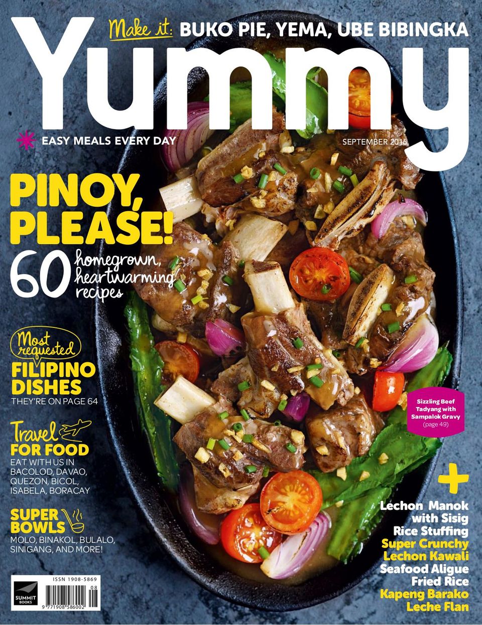 Get digital access to Yummy Magazine - September 2016 issue | Magzter.com