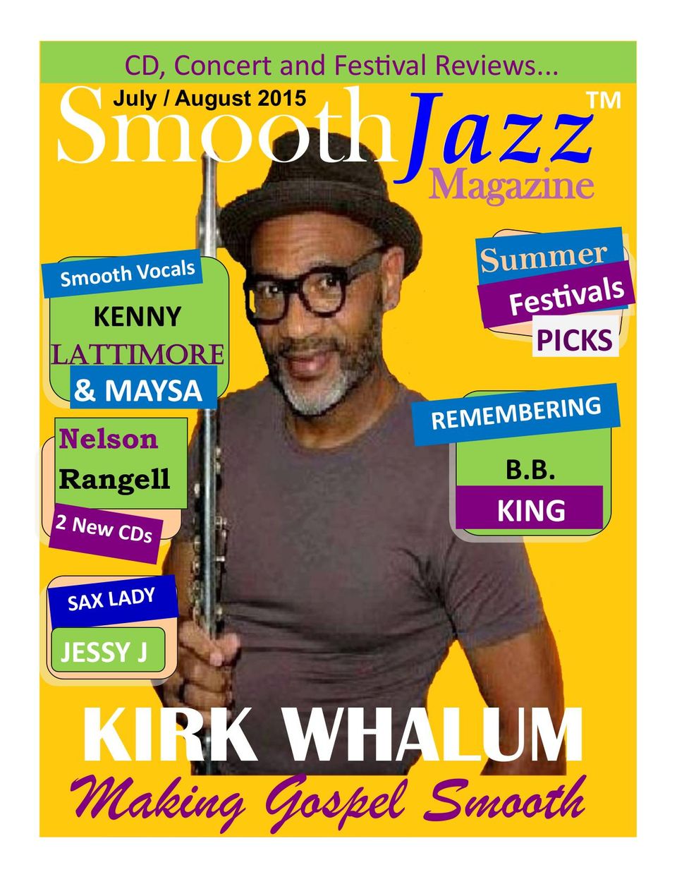 Smooth Jazz Magazine-July/August 2015 Magazine