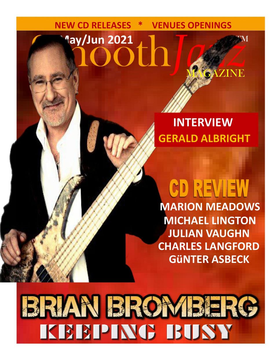 Smooth Jazz Magazine-May - June 2021 Magazine