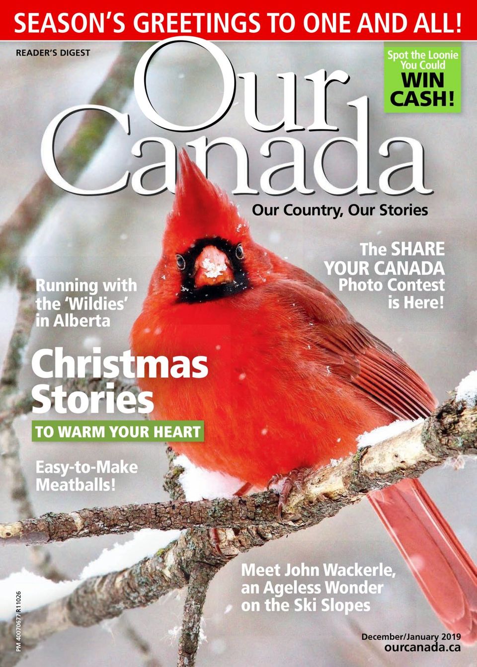 Our Canada-December/January 2019 Magazine - Get your Digital Subscription