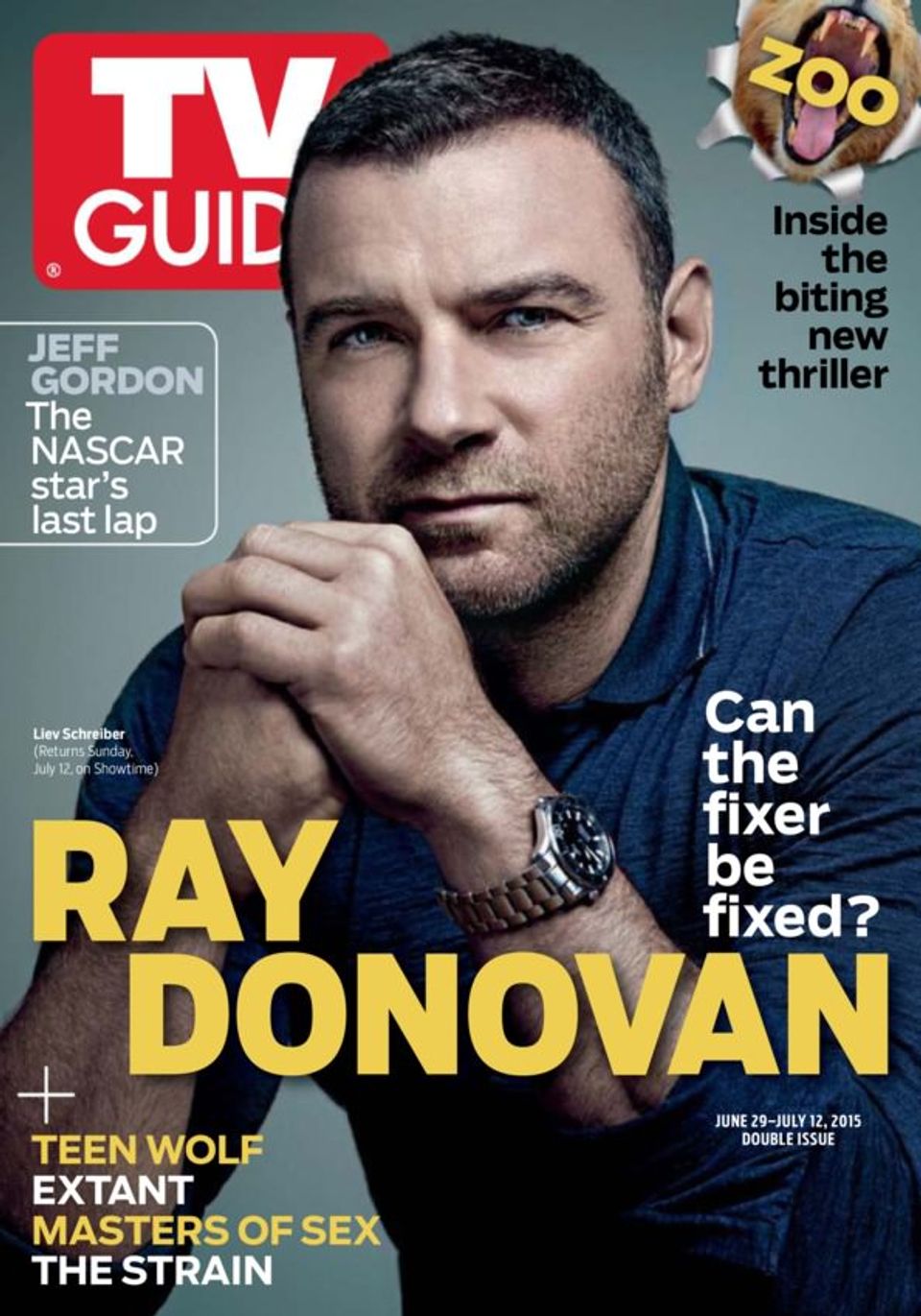 Get digital access to TV Guide Magazine - June 29, 2015 - Ray Donovan ...