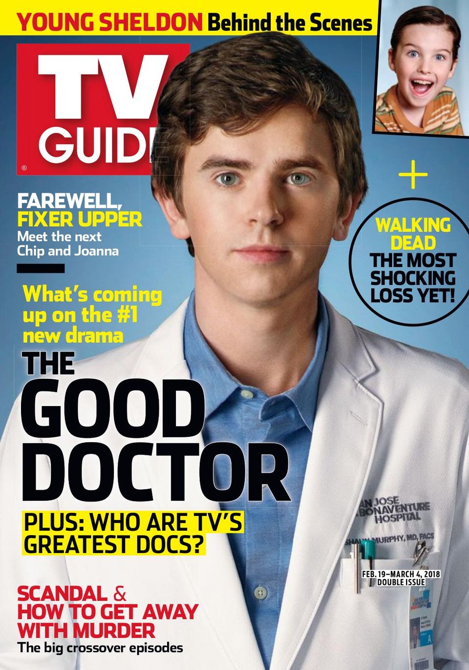 TV Guide Magazine-February 19 - March 4, 2018 Magazine