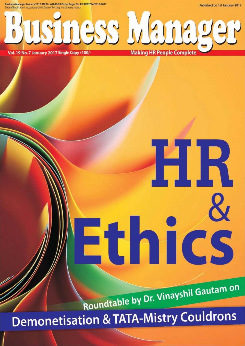 Business Manager-January 2017 Magazine - Get your Digital Subscription