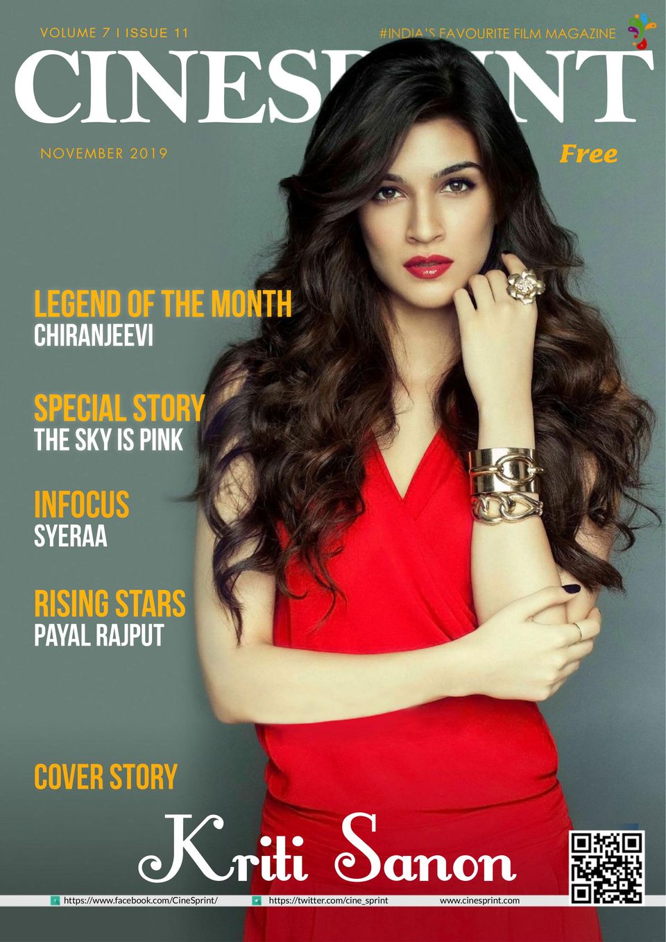 Cinesprint-November 2019 Magazine - Get your Digital Subscription