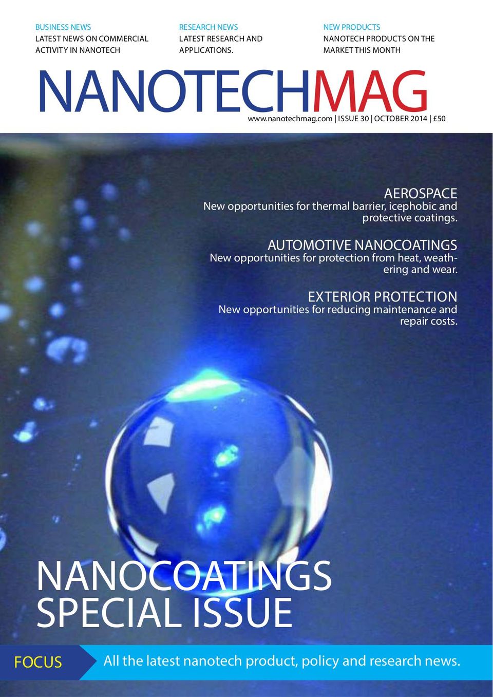 Get digital access to Nanotech Magazine - October 2014 issue | Magzter.com