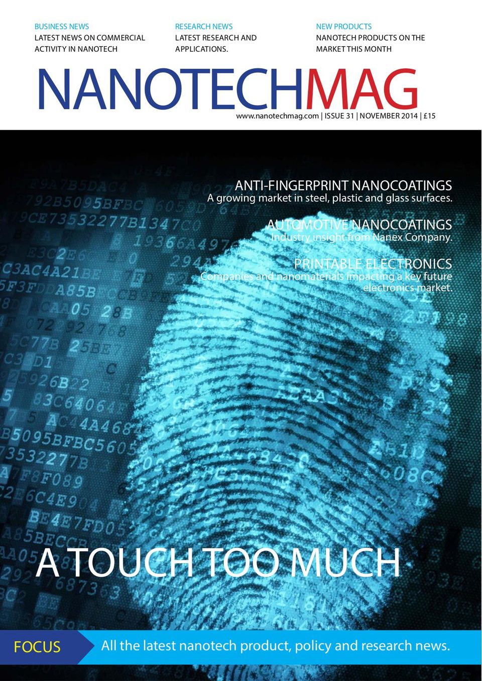 Nanotech Magazine-November 2014 Magazine - Get your Digital Subscription
