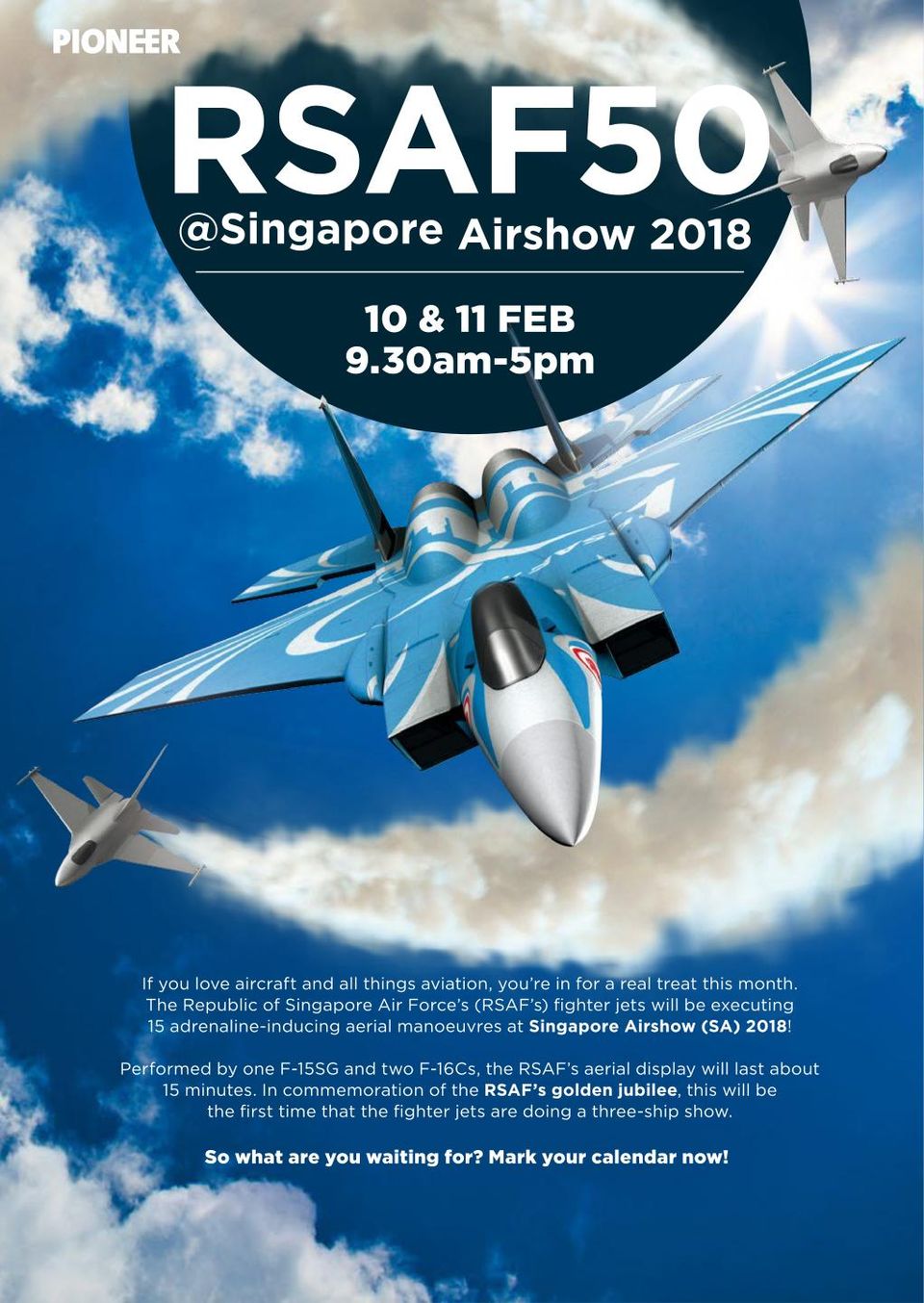 Get digital access to PIONEER Singapore - February 2018 RSAF Supplement issue | Magzter.com