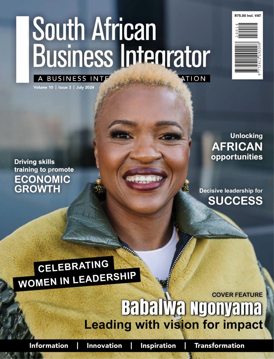 Get digital access to South African Business Integrator (SABI) - July 2024, Volume 10 - Issue 3 ...