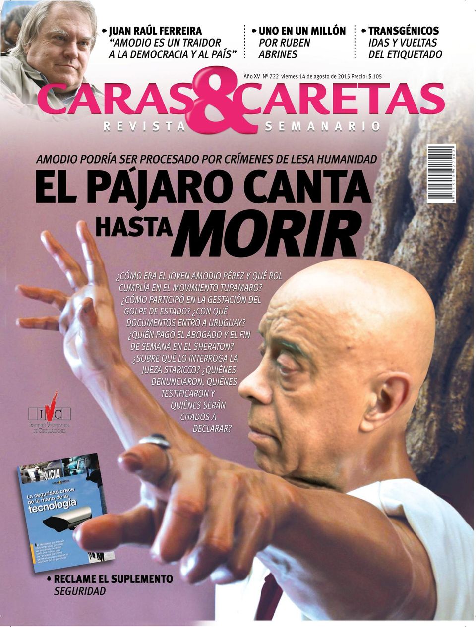 Get digital access to Caras y Caretas - Agosto 2015 Nº 722 issue ...