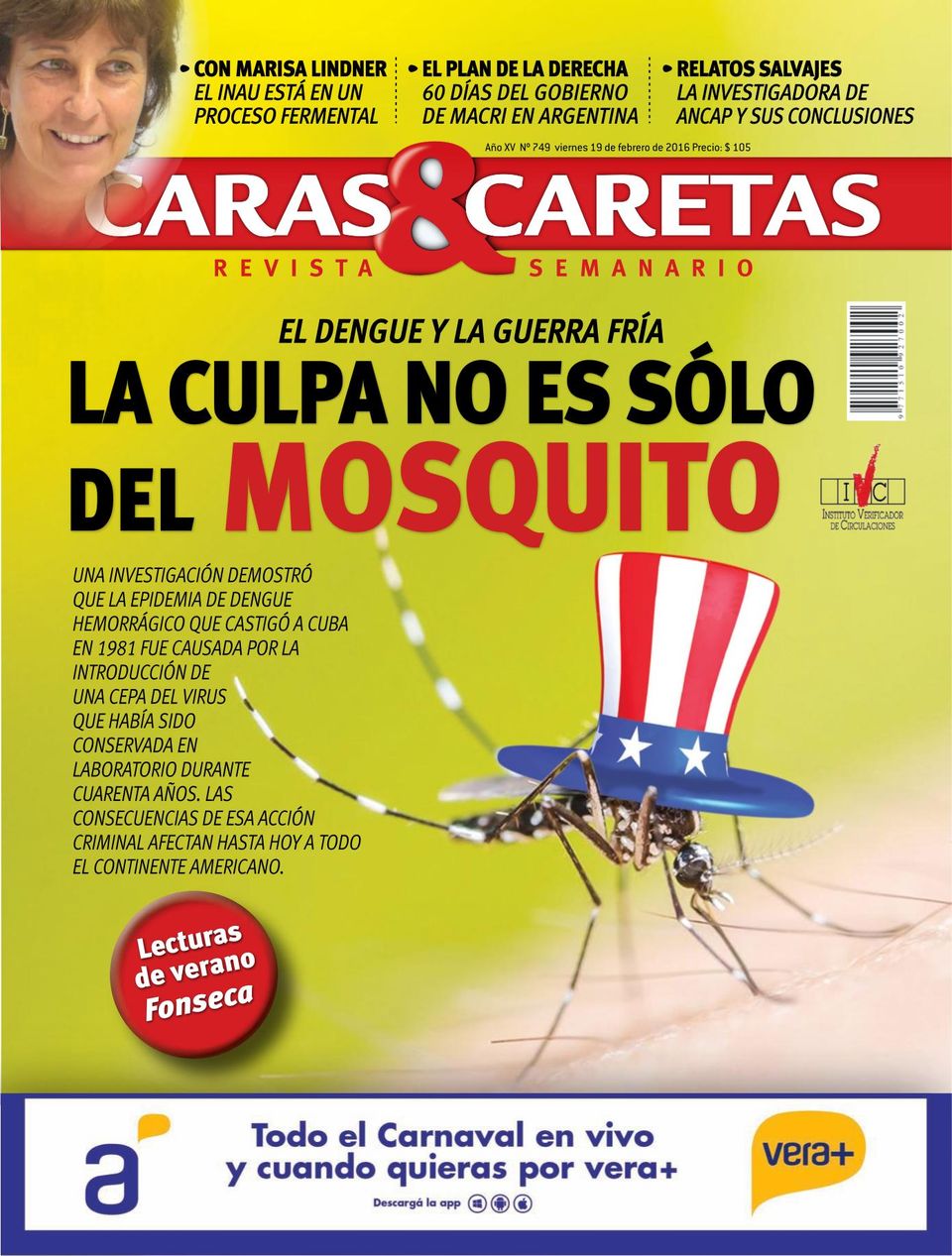 Caras y Caretas-Febrero 2016 Nº 749 Magazine - Get your Digital ...