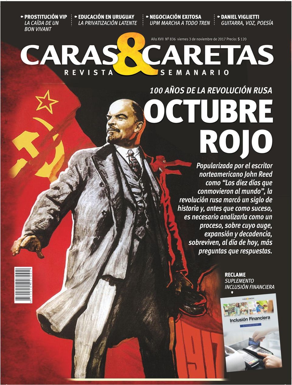 Caras y Caretas-Noviembre 03, 2017 Nº 836 Magazine