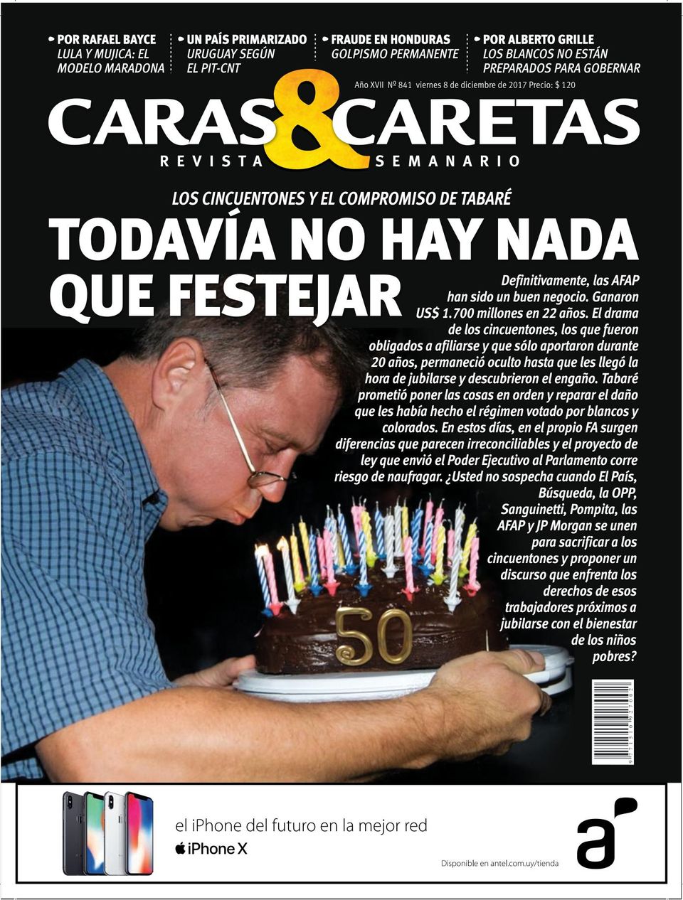 Get digital access to Caras y Caretas - Diciembre 8, 2017 Nº 841 issue ...