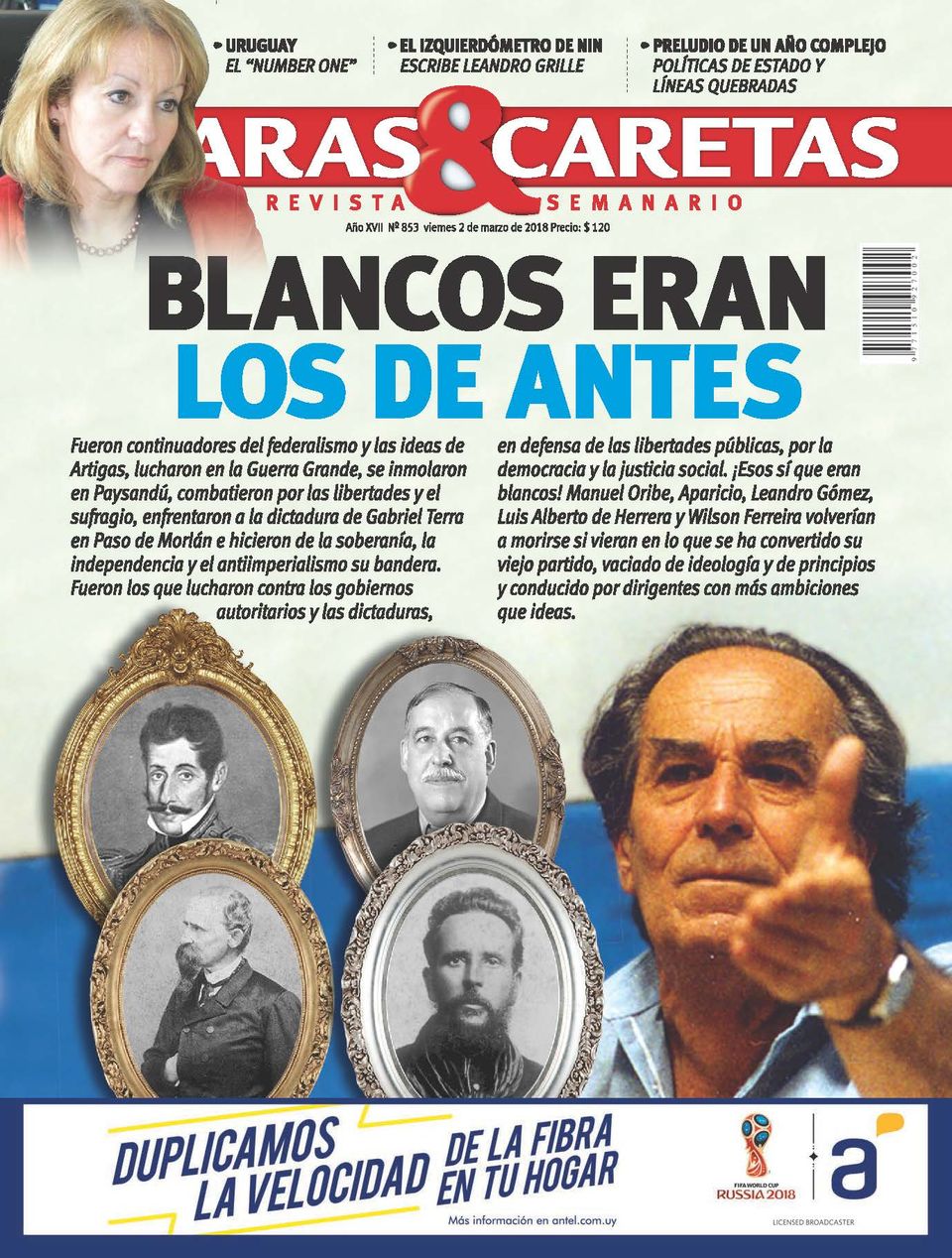 Get digital access to Caras y Caretas - Marzo 2, 2018 Nº 853 issue ...