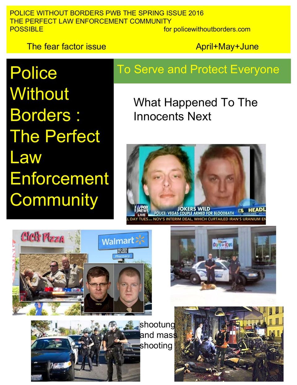 Police Without Borders-April - May - June 2016 Magazine