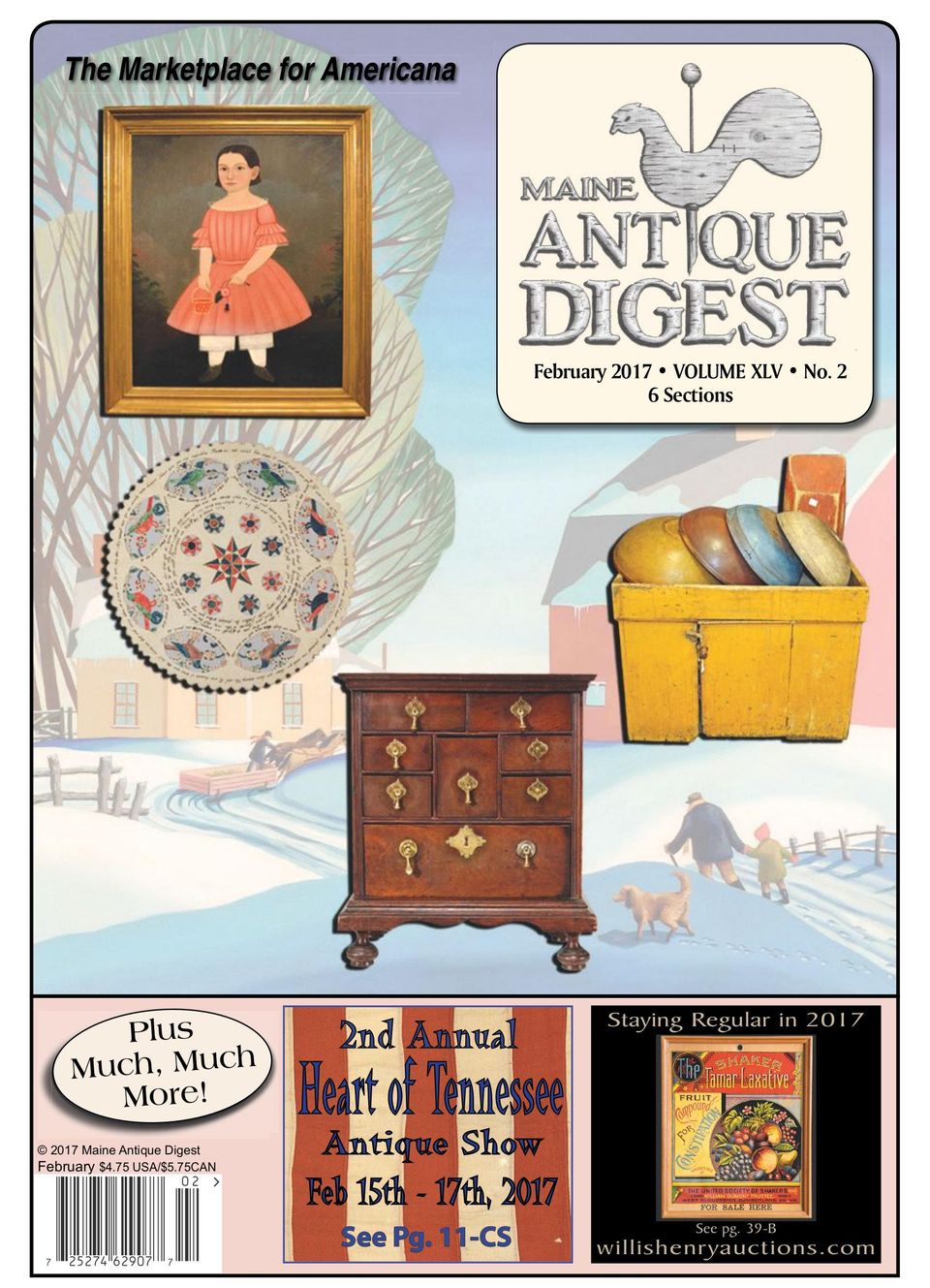 Maine Antique Digest-February 2017 Magazine - Get your Digital Subscription