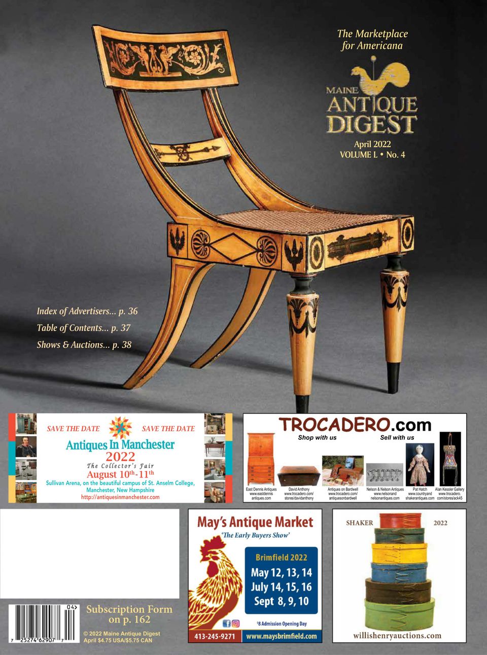 Maine Antique Digest-April 2022 Magazine - Get your Digital Subscription