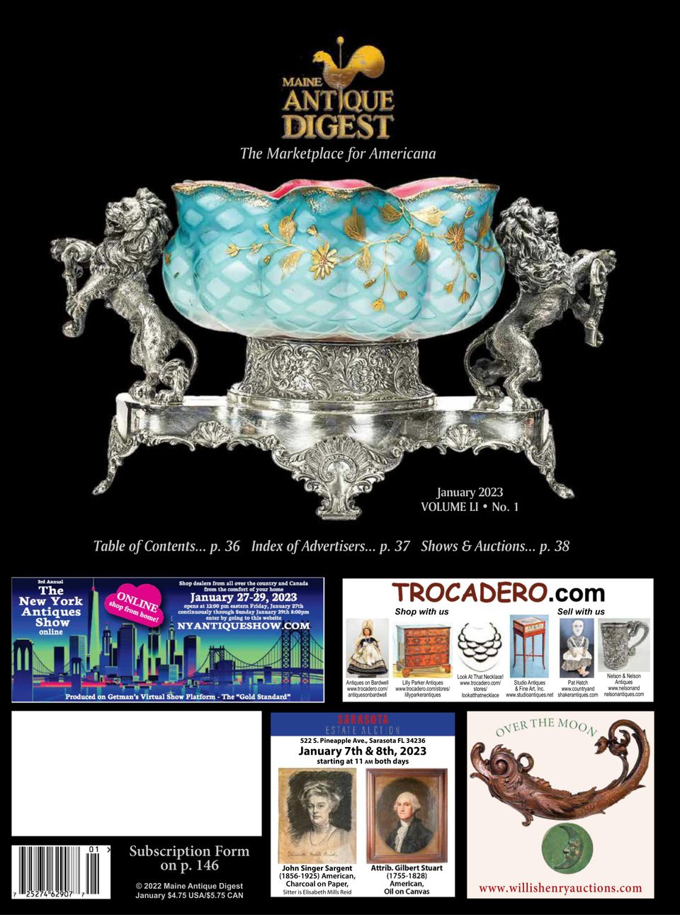 Maine Antique Digest-January 2023 Magazine - Get your Digital Subscription