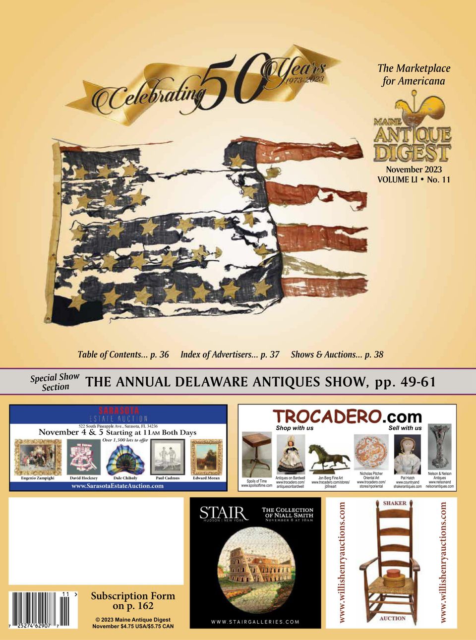 Maine Antique Digest-November 2023 Magazine - Get your Digital Subscription