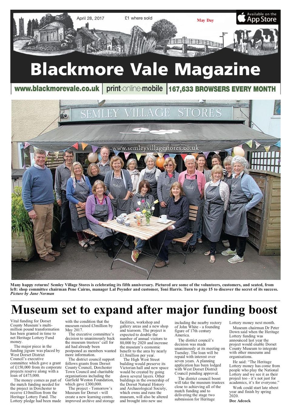 Get digital access to Blackmore Vale Magazine - 28th April 2017 issue ...