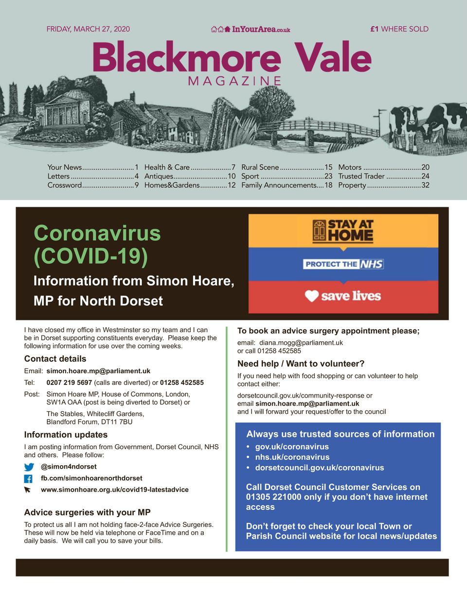 Get digital access to Blackmore Vale Magazine - March 27, 2020 issue ...