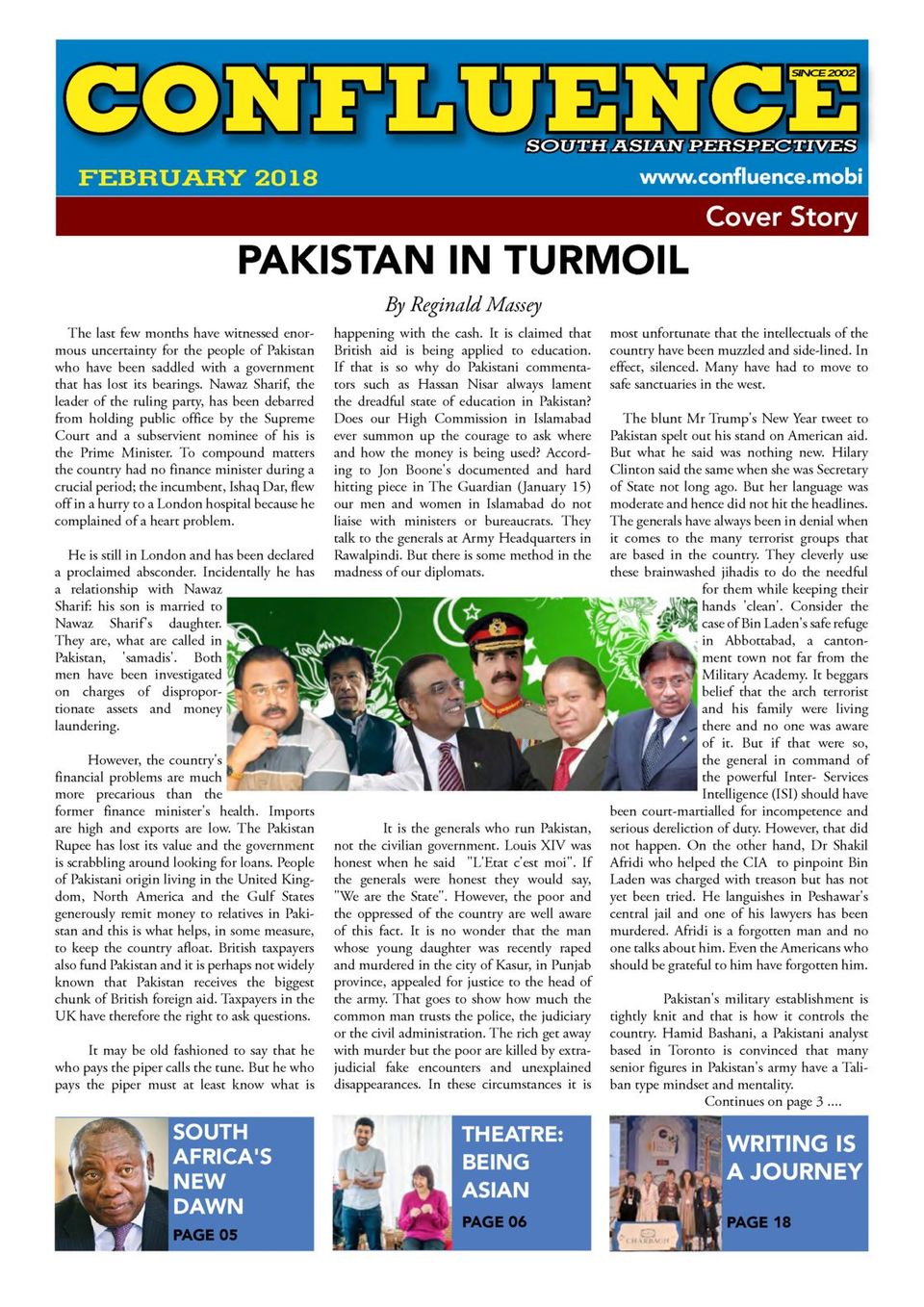 Confluence South Asian Perspectives-February 2018 Magazine