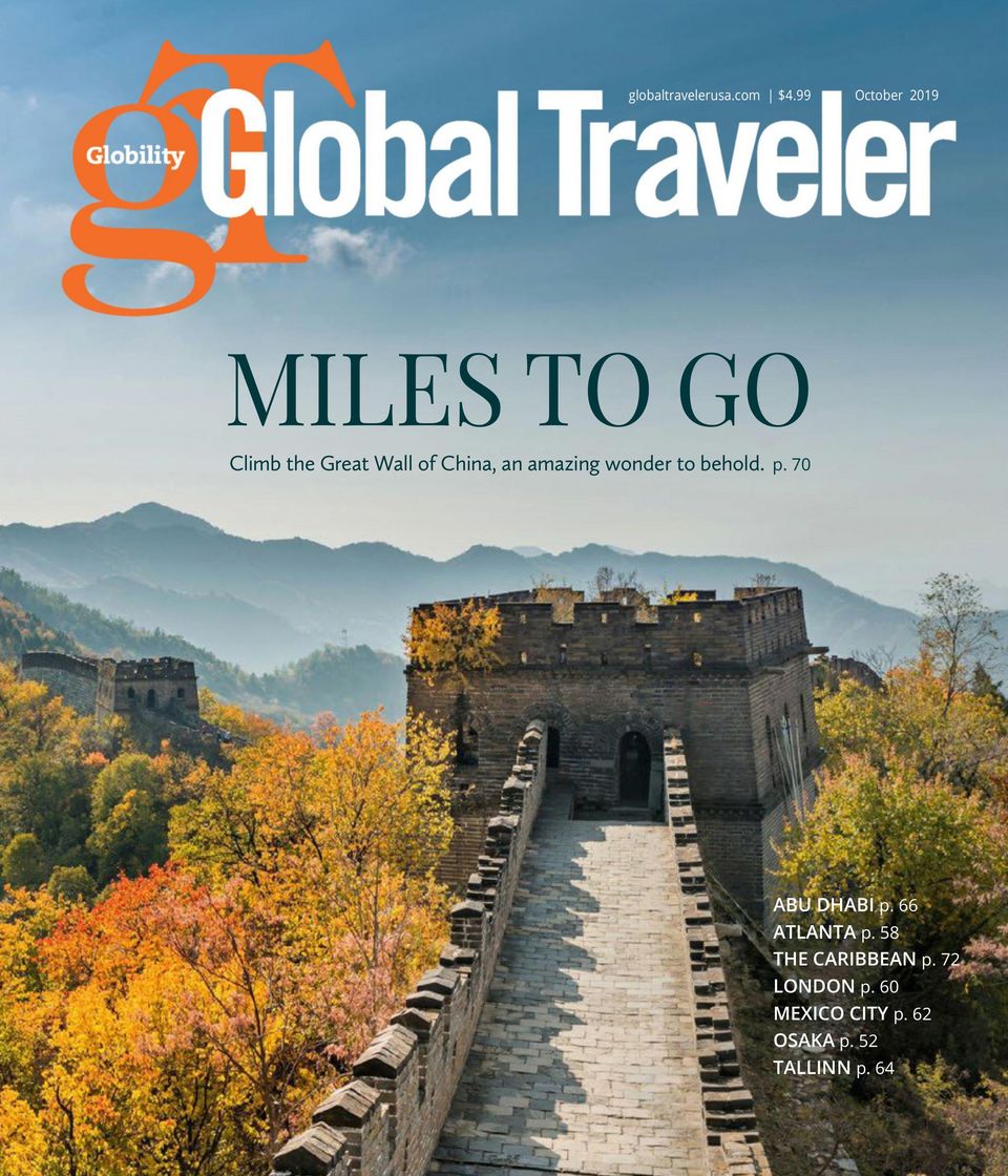 Get digital access to Global Traveler - October 2019 issue | Magzter.com