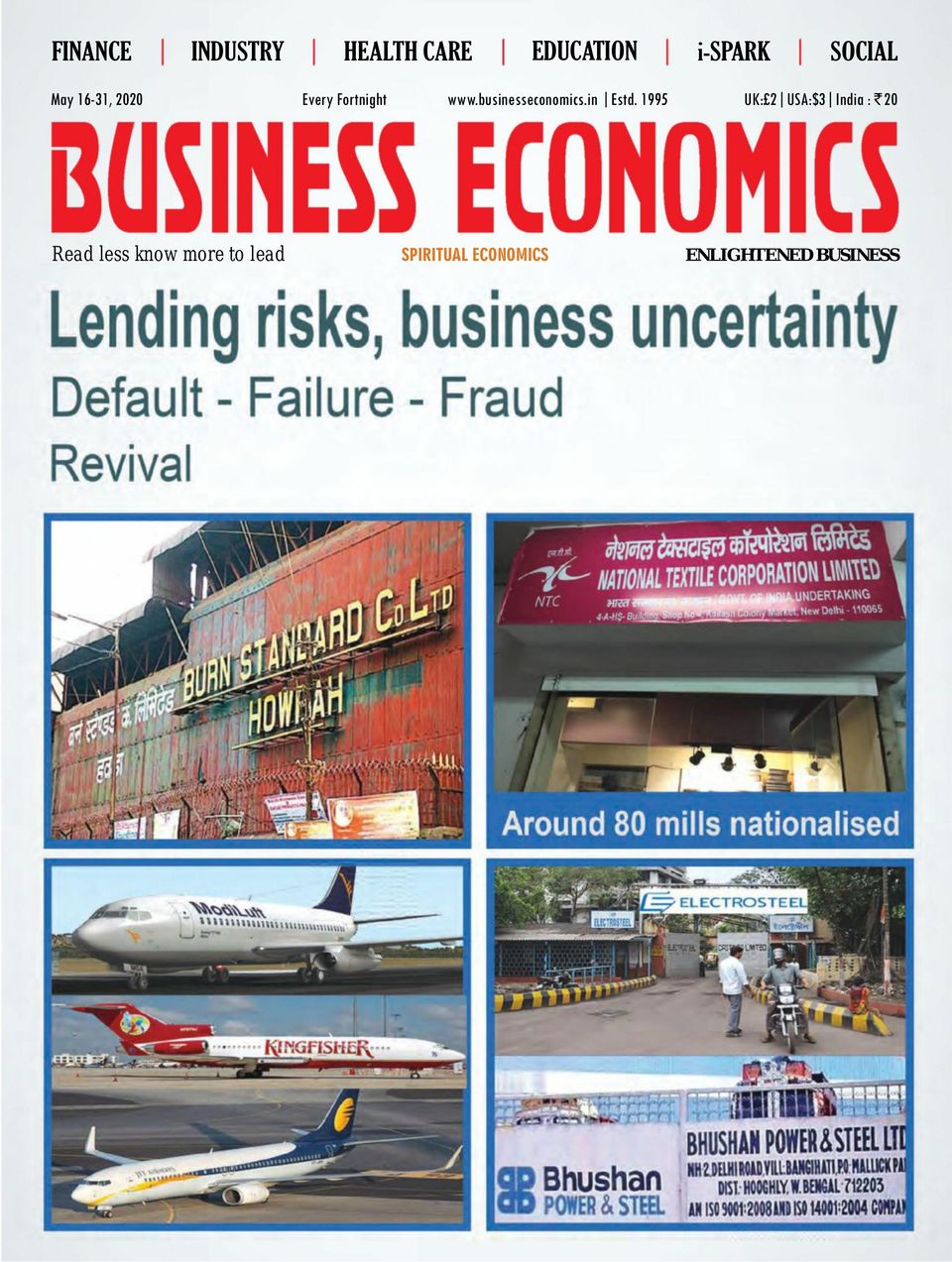 Get digital access to BUSINESS ECONOMICS - May 16, 2020 issue | Magzter.com