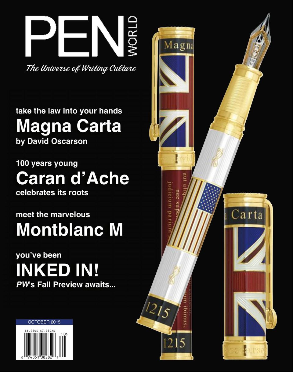 Get digital access to PEN WORLD - October 2015 issue | Magzter.com
